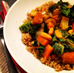 Robyn's Squash & Kale Curry - Healthy Crush